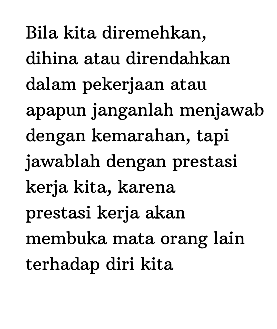 Kata Bijak Ketika Diremehkan Orang Kata Bijak Ketika Diremehkan Orang